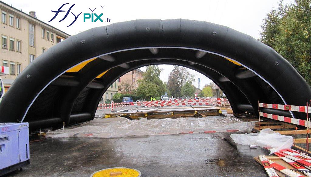 Utiliser des abris, tentes et hangars gonflables pour vos chantiers BTP ...